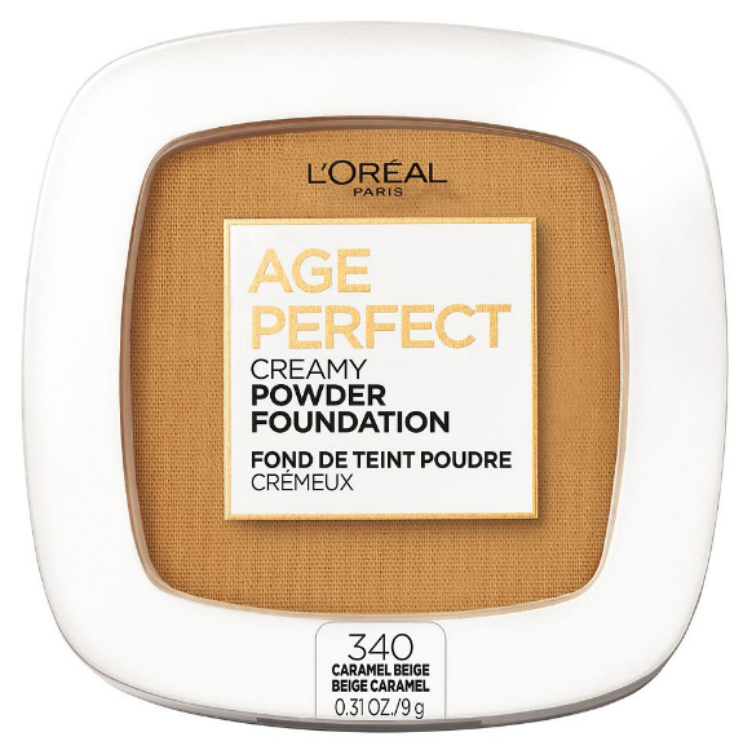 L'Oreal Paris Age Perfect Creamy Powder Foundation With Minerals 340 ...