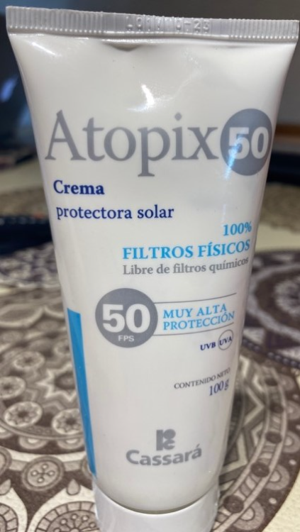 Cassara Atopix 50 Crema Protectora Solar Spf 50 - 1Source