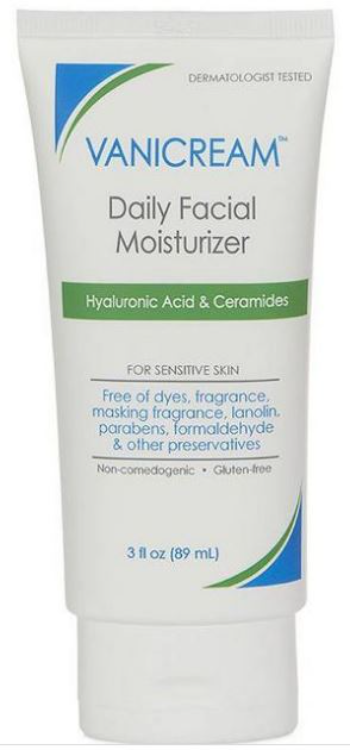 Vanicream Daily Facial Moisturizer Hyaluronic Acid & Ceramides For ...