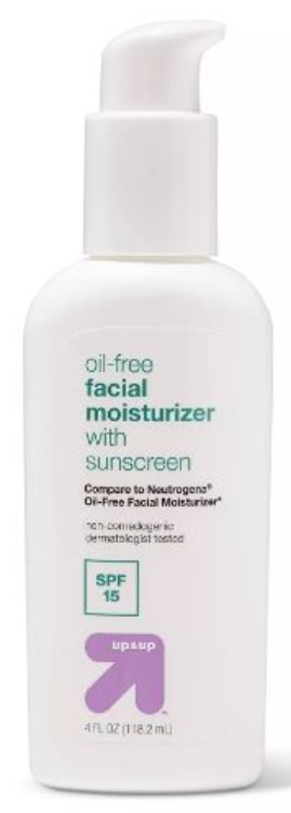 Up & Up Oil Free Facial Moisturizer With Sunscreen Spf 15 - 1Source