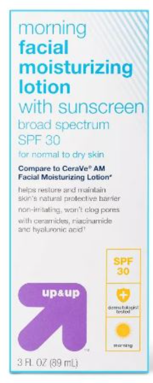 Up & Up Morning Facial Moisturizing Lotion With Sunscreen SPF 30 - 1Source