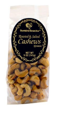 Sunbird Snacks Roasted & Salted Cashews - 1Source