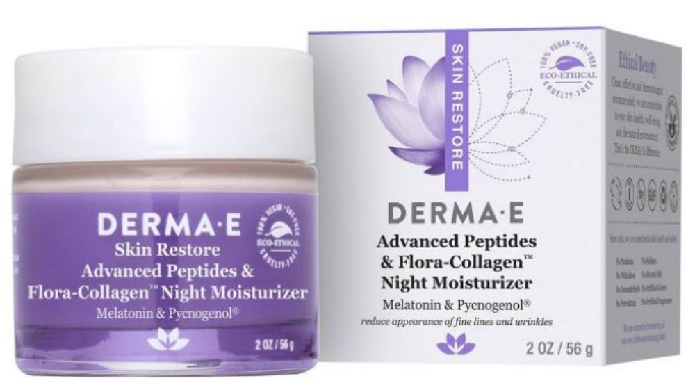 Derma E Skin Restore Advanced Peptides & Flora Collagen Night ...