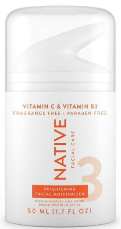 Native Facial Care Vitamin C & Vitamin B3 Brightening Facial ...
