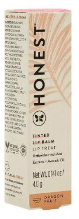 Honest Beauty Tinted Lip Balm With Avocado Oil Color Dragon Fruit - 1Source