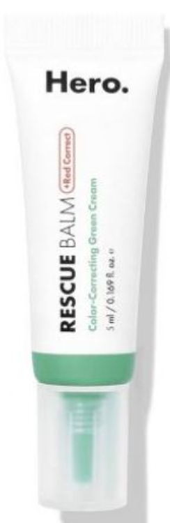 Hero Rescue Blam + Red Correct Color Correcting Green Cream - 1Source