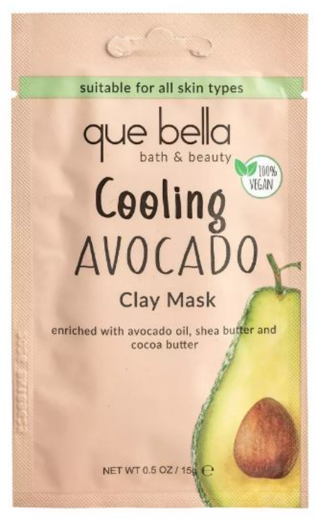 Que Bella Cooling Avocado Clay Mask - 1Source