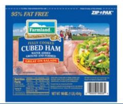 Farmland Foods Cubed Ham, 16Oz - 1Source