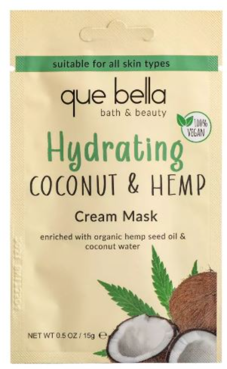 Que Bella Hydrating Coconut & Hemp Cream Mask - 1Source