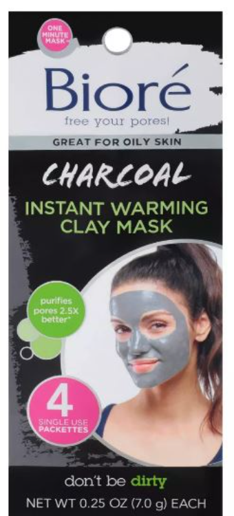 Biore Charcoal Instant Warming Clay Mask - 1Source