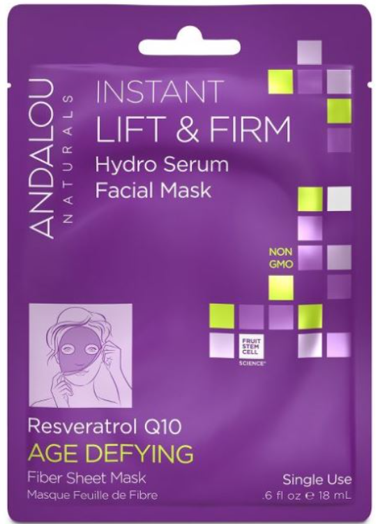 Andalou Naturals Age Defying Instant Lift & Firm Hydro Serum Facial ...