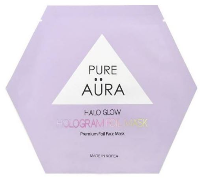 Pure Aura Halo Glow Hologram Foil Mask - 1Source