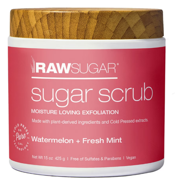 Raw Sugar Moisture Loving Exfoliation Sugar Scrub Watermelon + Fresh ...