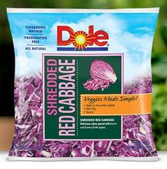 Dole Salads Shredded Red Cabbage - 1Source