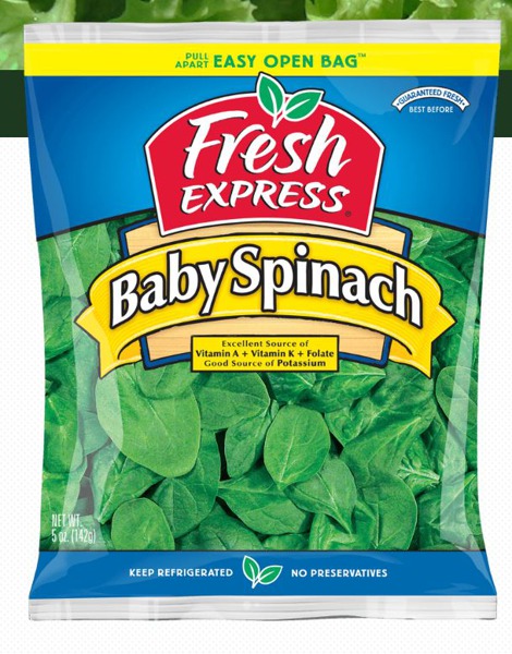 Fresh Express Salads Baby Spinach - 1Source