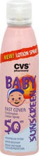 CVS Baby Fast Cover Continuous Lotion Spray Sunscreen SPF 50 - 1Source