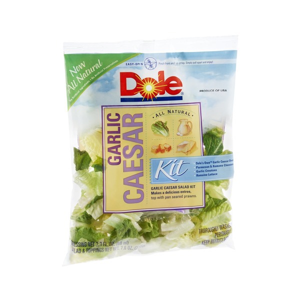 Dole Salads Garlic Caesar Salad Kit - 1Source