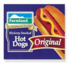 Farmland Foods Hickory Smoked Hot Dogs, Original 12Oz - 1Source