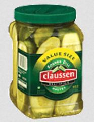 Claussen Pickles, Deli Style Kosher Dill Halves - 1Source