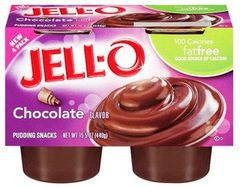 Jell-O Fat Free Pudding Snacks, Chocolate - 1Source