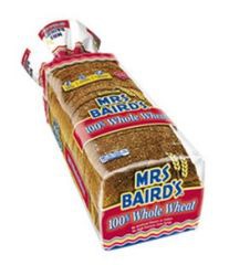 Mrs Baird'S 100% Whole Wheat Bread - 1Source