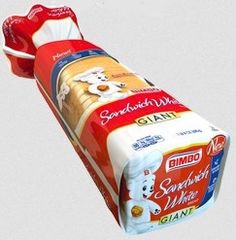 Bimbo Sandwich White Giant Bread - 1Source