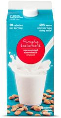 Simply Balanced Almondmilk Unsweetened Original 64Fl Oz - 1Source