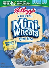 Frosted Mini Wheats Blueberry Flavor Cereal, 21 Oz. - 1Source