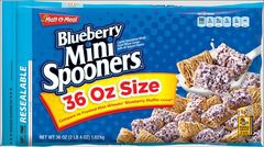 Malt-O-Meal Blueberry Mini Spooners Cereal - 1Source