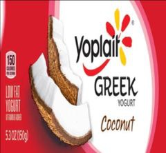 Yoplait Greek Yogurt Coconut - 1Source