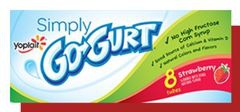 Yoplait Simply Go-Gurt Strawberry - 1Source