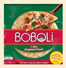 Boboli 8 Inch Original Pizza Crusts, 2 Pack - 1Source