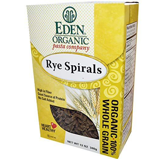 Eden Foods Organic 100% Whole Grain Rye Spirals - 1Source