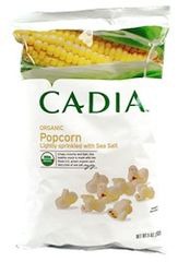 Cadia Organic Popcorn With Sea Salt - 1Source