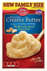 Betty Crocker Homestyle Creamy Butter Mashed Potatoes, Family Size ...