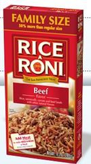 Rice A Roni Family Size Beef - 1Source