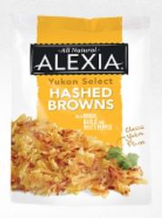 Alexia Yukon Select Hashed Browns With Onion, Garlic & White Pepper ...