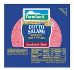 Farmland Foods Sandwich Style Cotto Salami, 12Oz - 1Source