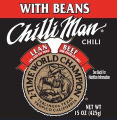 Chilli Man Lean Beef Chili With Beans - 1Source