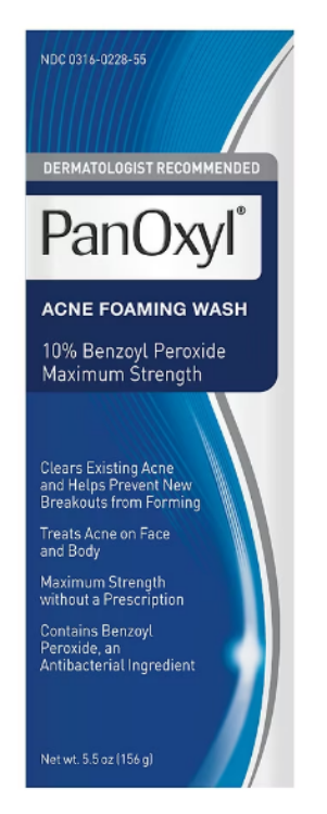Panoxyl Foaming Acne Wash Maximum Strength 10% Benzoyl Peroxide - 1Source