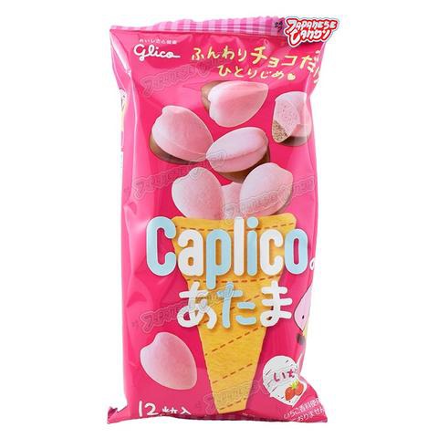 Glico Caplico No Atama Strawberry Flavoured Chocolate - 1Source