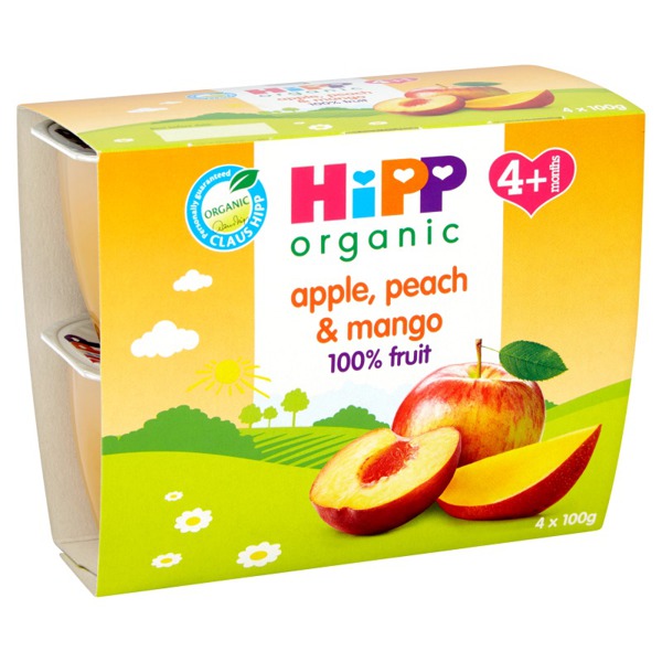 Hipp Just Fruit - Apple, Peach & Mango - 1Source