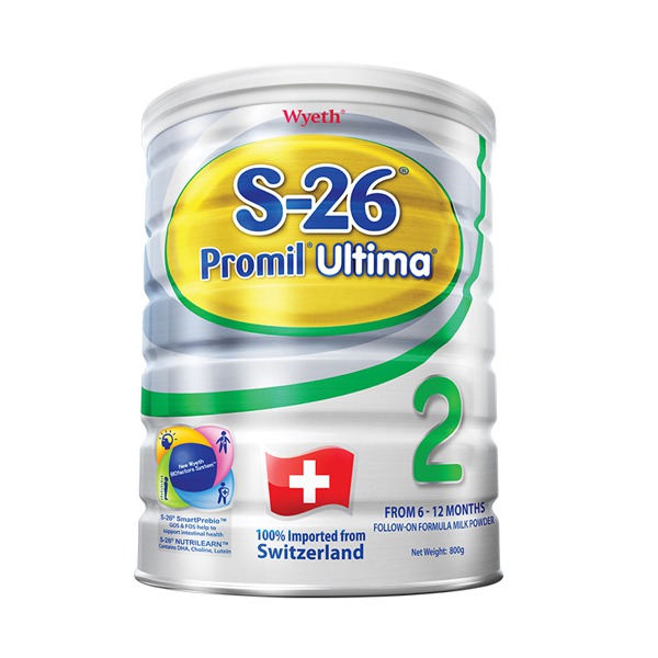 Wyeth S-26 Ultima Promil FOLLOW-ON FORMULA MILK POWDER Stage 2 惠氏 S26 ...