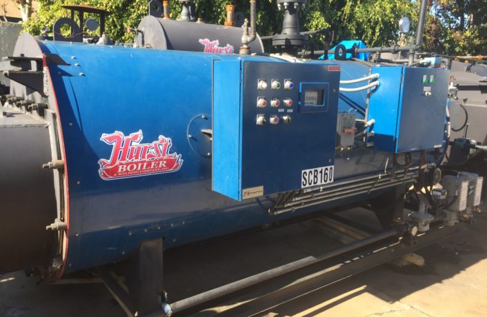 SCB-160 | 50HP Hurst Skid Package Boiler for Rent