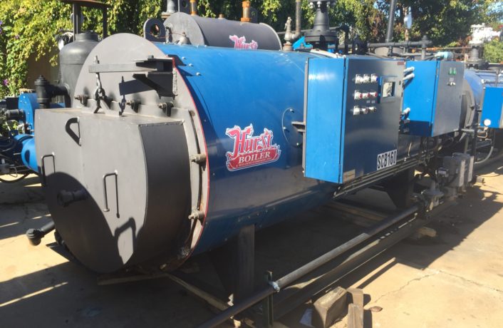 SCB-160 | 50HP Hurst Skid Package Boiler for Rent