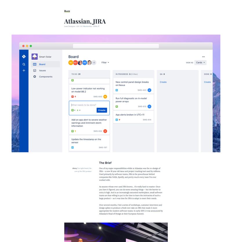 Atlassian JIRA Redesign