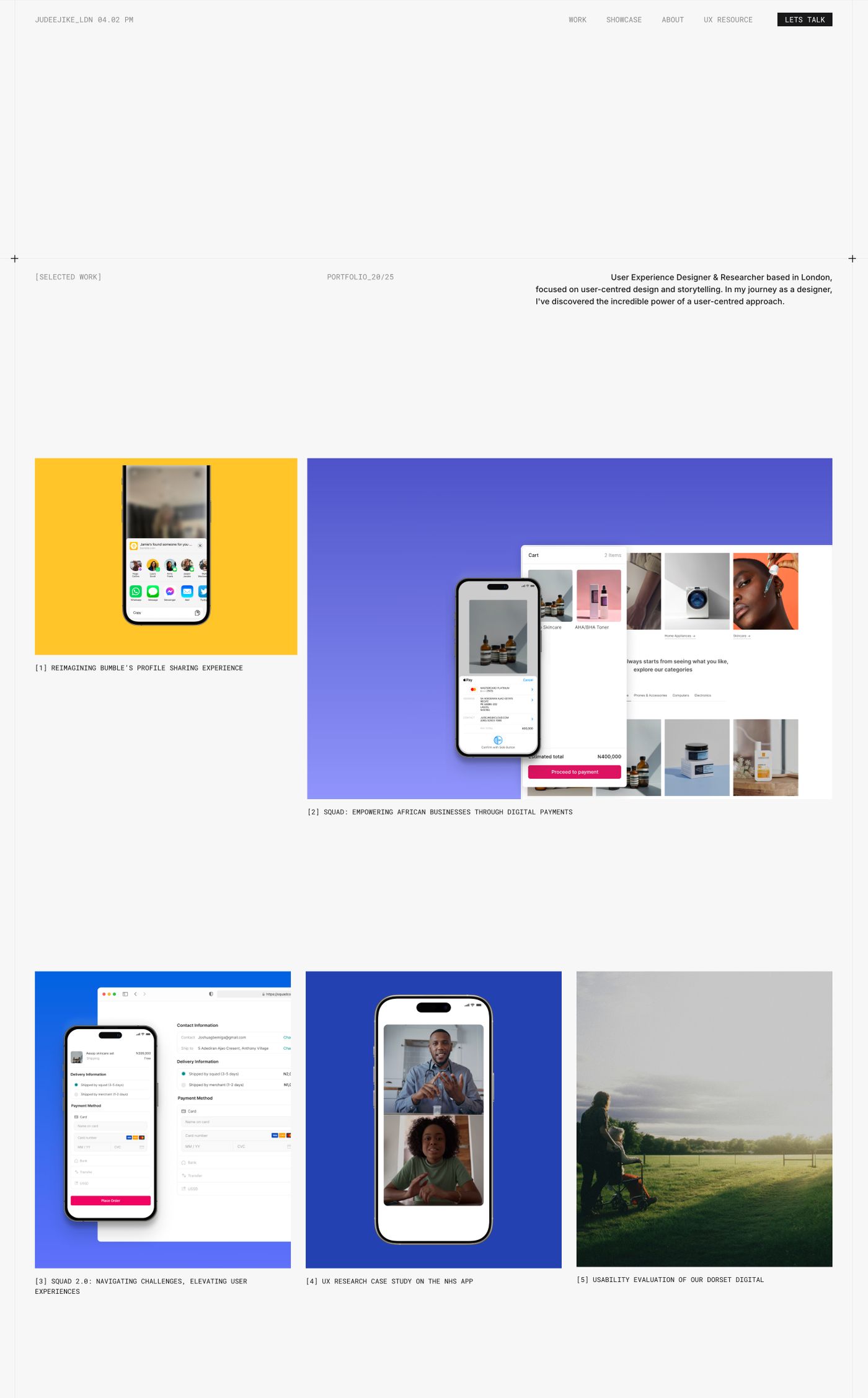 Open Portfolio Website