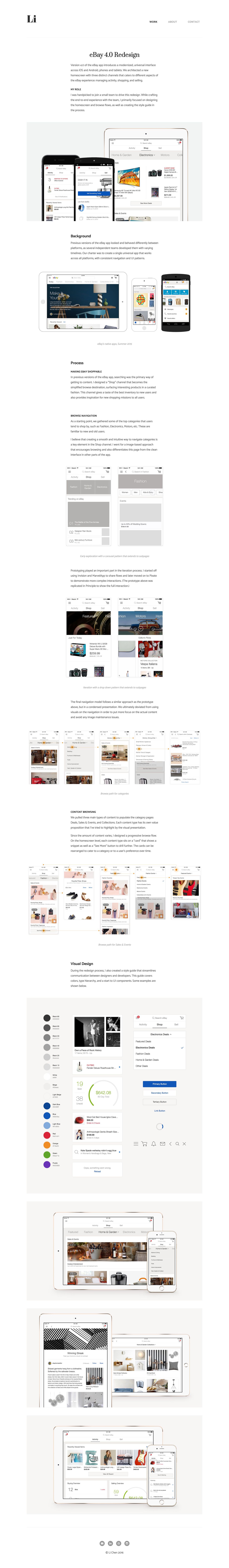 Tags: Editors' Pick eBay App Design System Tablet Prototype