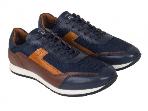 Tenis Brantano 10162 Azul Para Hombre