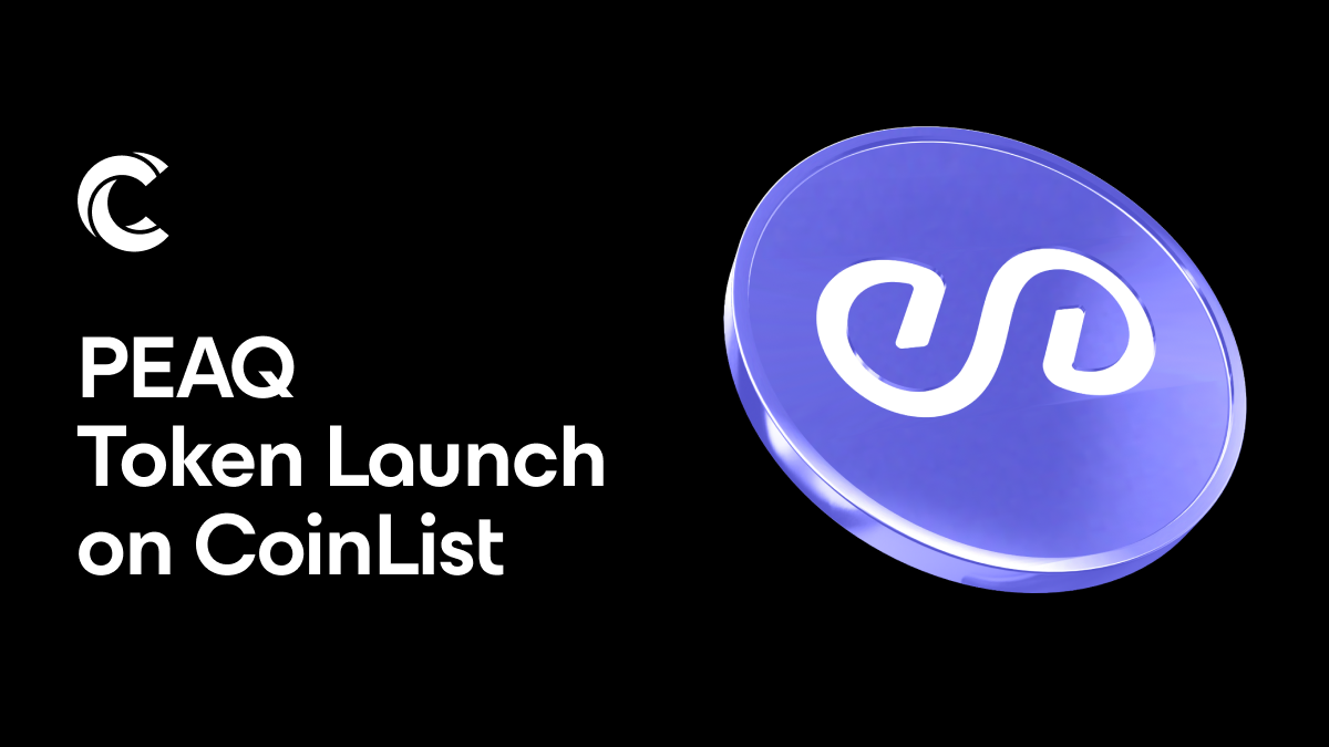 PEAQ Token Launch - CoinList